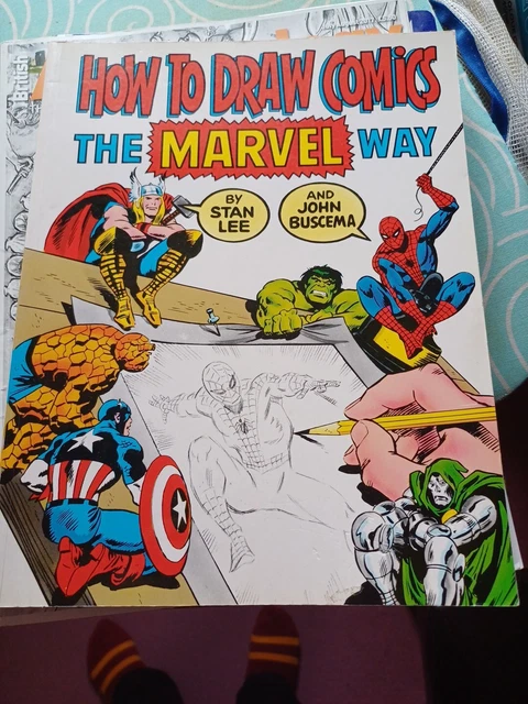 HOW TO DRAW Comics the Marvel Way by Stan Lee, John Buscema (Paperback ...