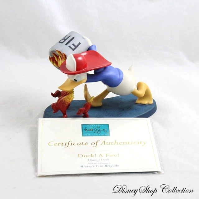 FIGURINE DONALD WDCC WALT DISNEY CLASSICS pompier Mickey's fire brigade ...