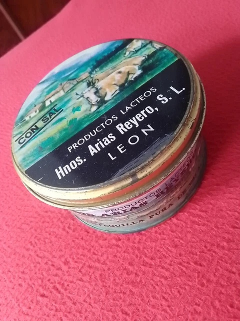 LATA METÁLICA TIN Storage Productos Lacteos Hnos. Arias Reyero León ...