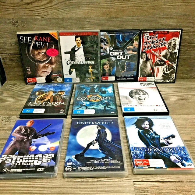 UNDERWORLD LAST SIGN Covenant Get Out DVD R4 Assorted Movies Bulk Lot ...