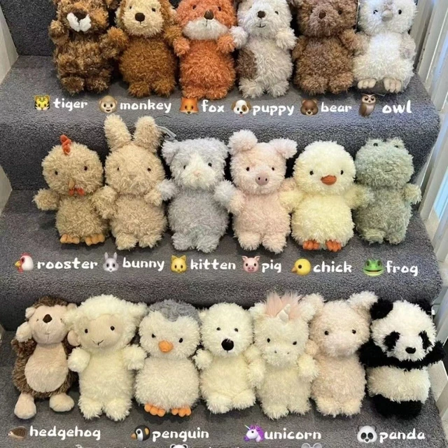 SOFT FURRY PLUSH Toys Cute Plushies Dolls Gifts Children £6.53 ...