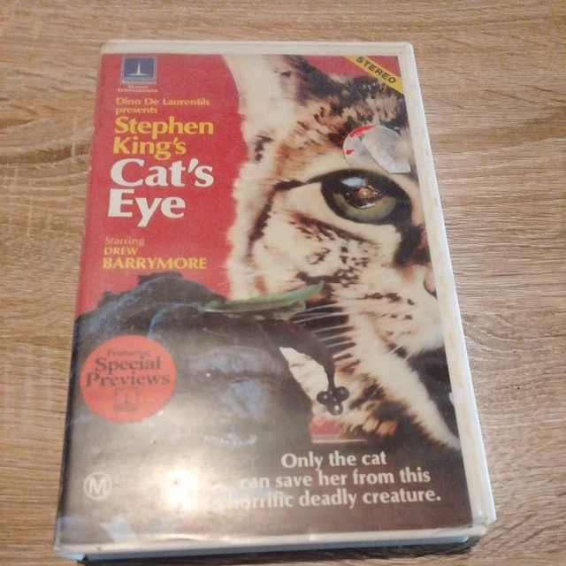 CAT’S EYE [VHS] Thorn EMI Big Box Ex-Rental Video Tape Stephen King ...