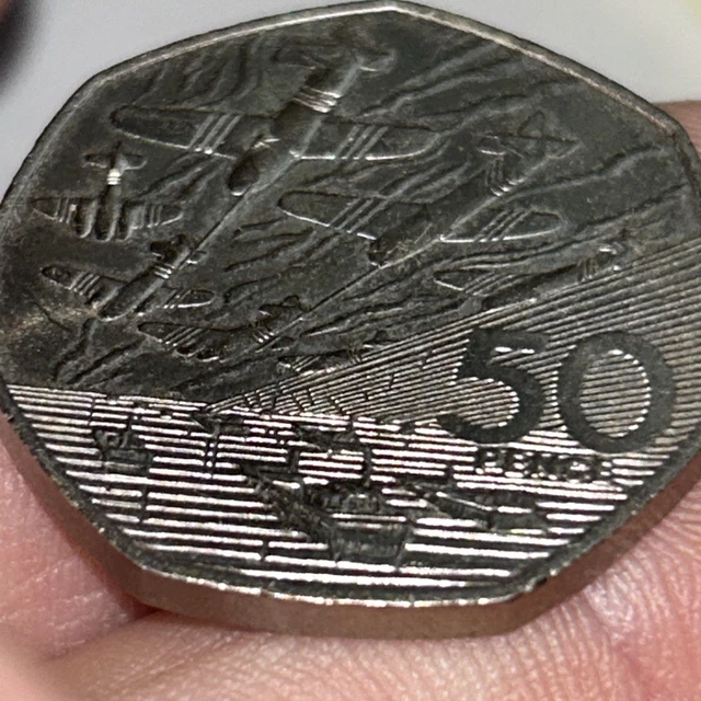 1994 50P D-DAY 50th Anniversary Normandy Landings 50 Pence Coin ...
