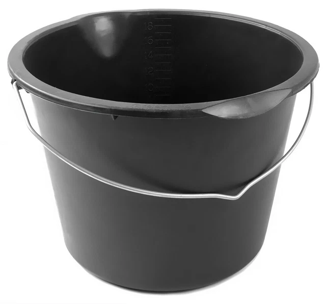 PLASTIC BUCKET MEASURING container plastic container 20 liter bucket ...