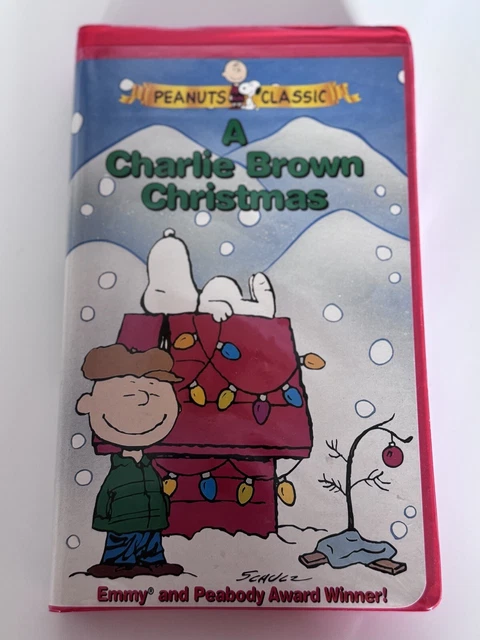 PEANUTS CLASSIC A Charlie Brown Christmas VHS Red Clamshell Case £5.52 ...