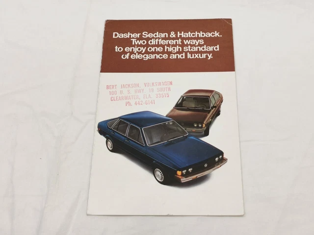 VW DASHER ( Passat ) Prospekt 1978 - Volkswagen EUR 9,99 - PicClick DE