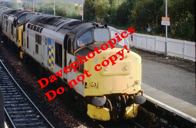 ORIGINAL 35MM Slide Diesel /Steam Train / Engine Railway 37188 ...