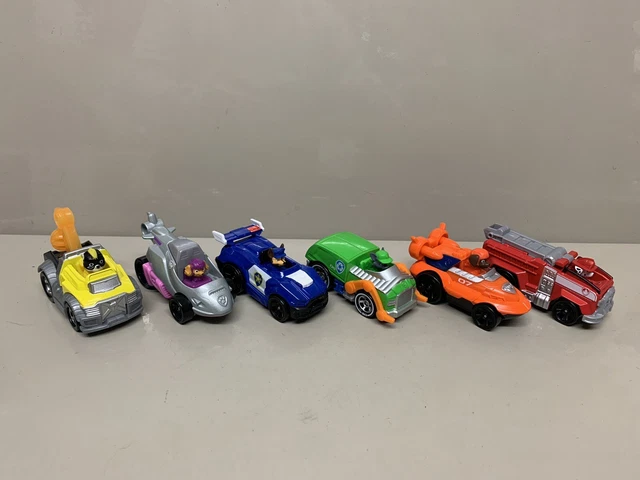 PAW PATROL SEA Patrol Rescue Racers Mini Vehicles Bundle x 6 Set SML £ ...