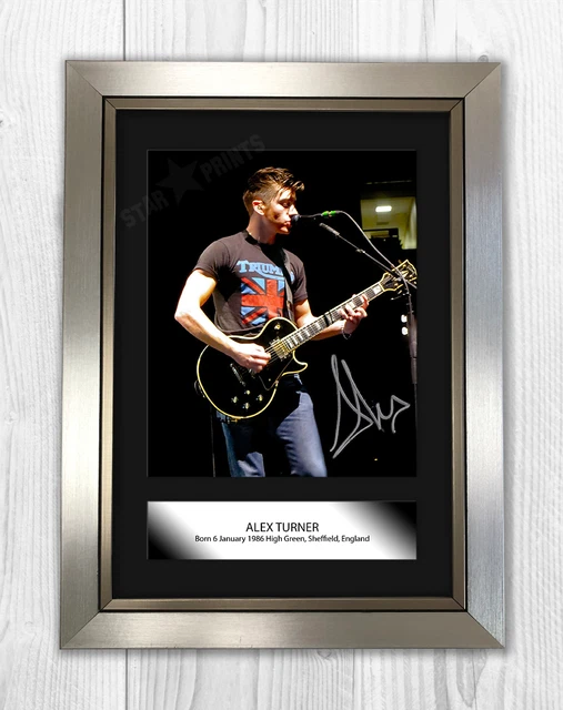 ALEX TURNER ARCTIC Monkeys A4 reproduction autograph poster and choice ...