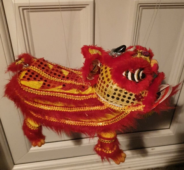 CHINESE DANCING DRAGON Puppet Traditional Chinese New Years Dragon ...