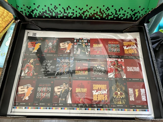 DC COMICS CHAPTER 3 Shazam! Trading Card Uncut Matte Sheet /25 - OG Box ...