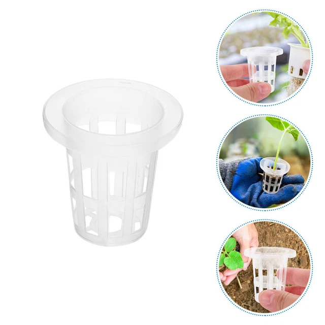 100PCS PLASTIC HYDROPONICS Net Cups for Plant Growth £13.48 - PicClick UK