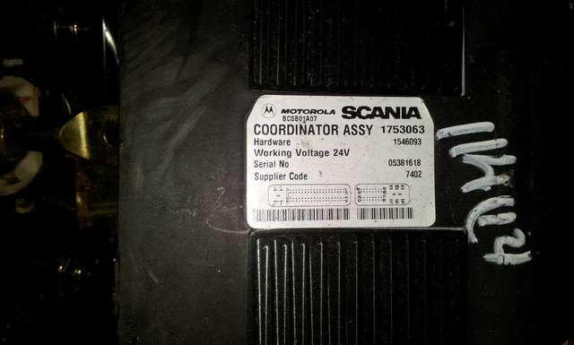SCANIA R COORDINATOR ASSY, EDC, ECU, control unit, 1753063, 1757920 ...