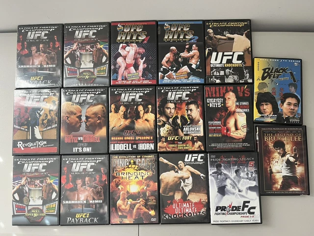 LOT OF DVDS UFC Ultimate Fighting Championships And Other Fighting DVD ...