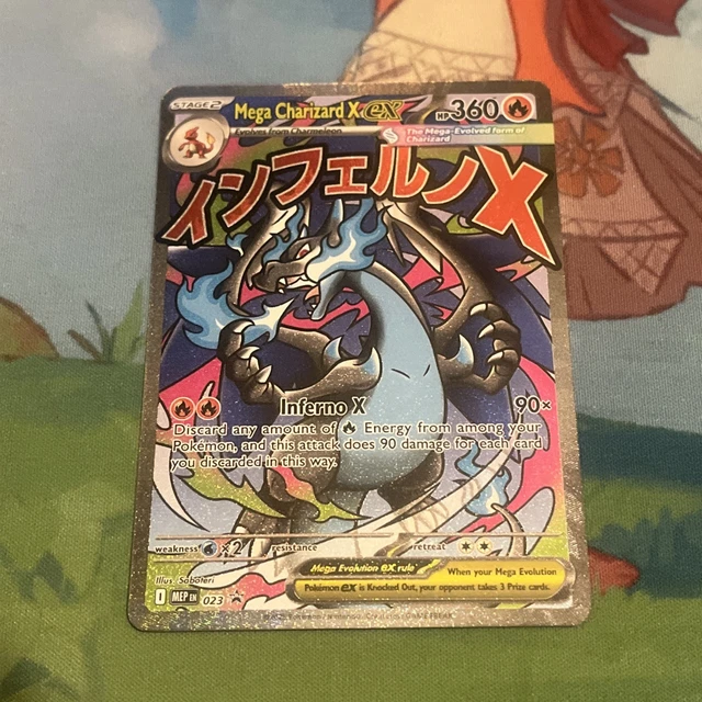 POKÉMON TCG MEGA Charizard X EX 023 Mega: Mega Evolution UPC Promo £63. ...