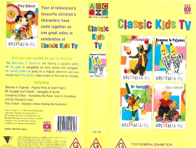 CLASSIC KIDS TV Abc Vhs Pal Video A Rare Find $69.99 - PicClick AU