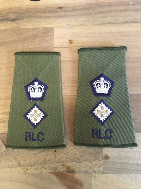 ROYAL LOGISTIC CORPS and DPM Lieutenant Colonel Rank Slides £10.00 ...