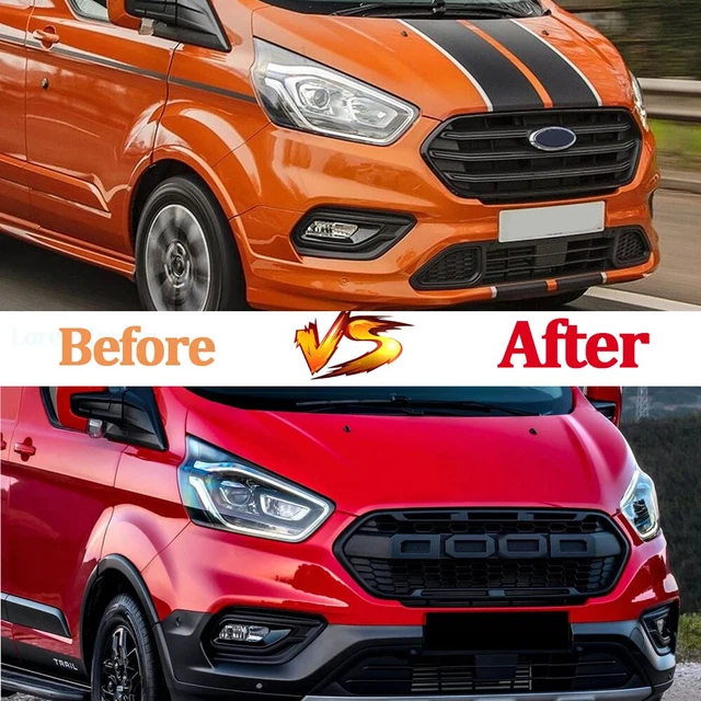 GRILL FOR 2018-2023 Ford Transit Custom Front Grill Trail Raptor Style ...