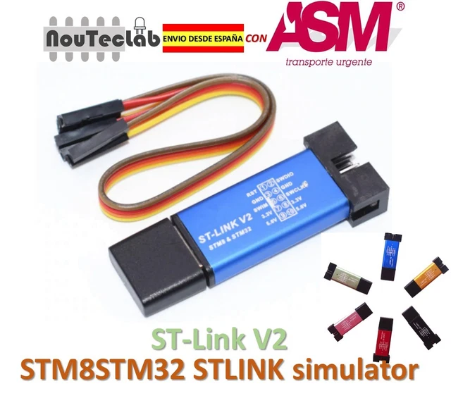 ST-LINK V2 MINI STM8 STM32 STLINK Simulator Download Programming £16.15 ...