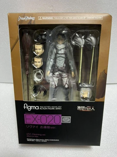 FIGMA ATTACK ON Titan Levi Cleaning ver. Action Figure EX-020 Max ...