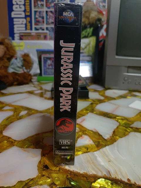 JURASSIC PARK MOVIE VHS Tape Factory Sealed NEW First Print 1993 MCA ...