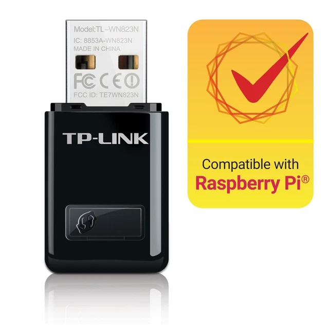 TP-LINK TL-WN823N 300MBPS Wireless Mini USB Adapter One-Button Setup ...