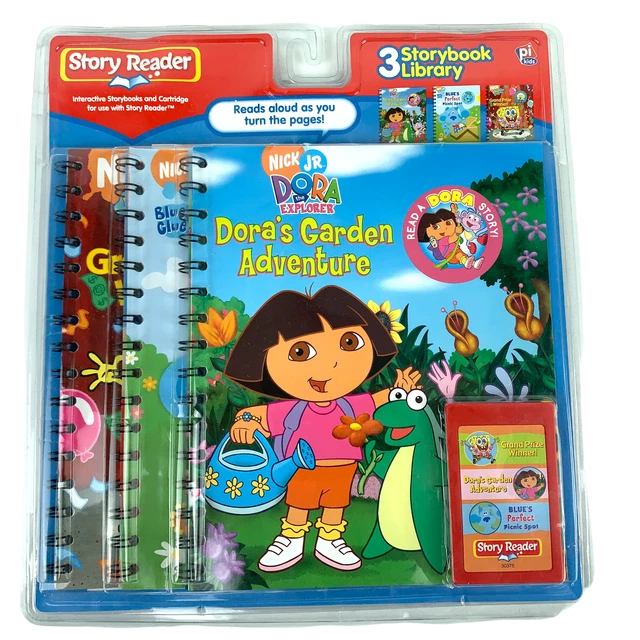 DORA BLUES CLUES Spongebob Story Reader Storybook Library 3 Book ...