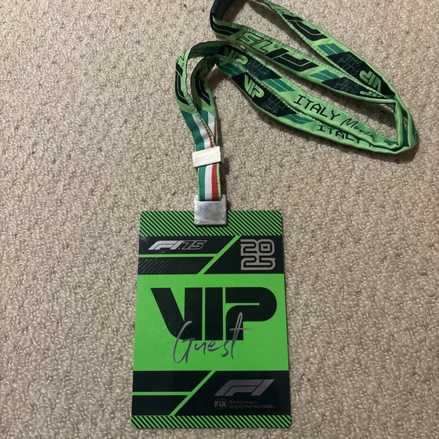 VIP PADDOCK PASS 2025 Italian GP - Ferrari F1 Collectible £160.00 ...