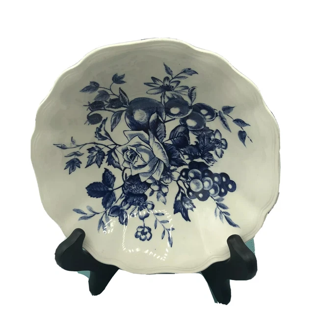 VINTAGE JG MEAKIN Staffordshire Blue And White Floral Bowl 6 Inch £17. ...