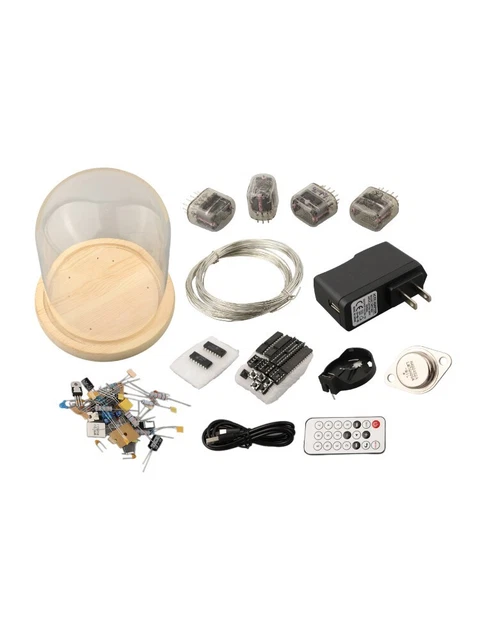 KIT DE BRICOLAGE horloge LED tube Nixie rétro IN12 haute précision et ...