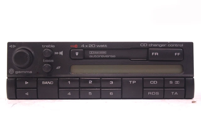 VW GAMMA IV MC Autoradio Corrado Golf Polo Vento Passat 3B0035186 ...