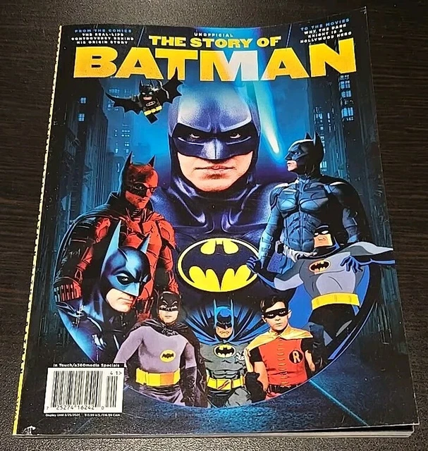 THE UNOFFICIAL STORY Of Batman 2024 Magazine Comics Movies £7.00 ...