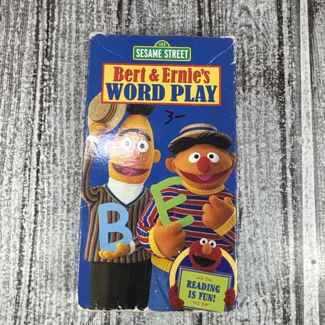 SESAME STREET BERT And Ernie’s Word Play Elmo Reading Is Fun VHS 2002 £ ...