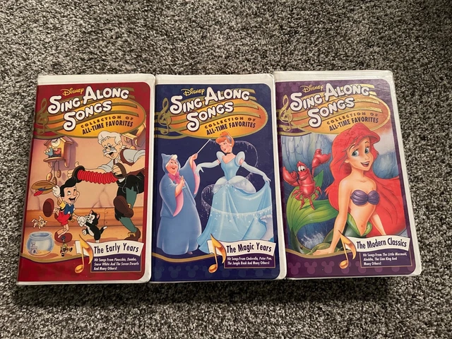 DISNEY SING ALONG Songs All-Time Favorites The Early Magic Years Modern ...