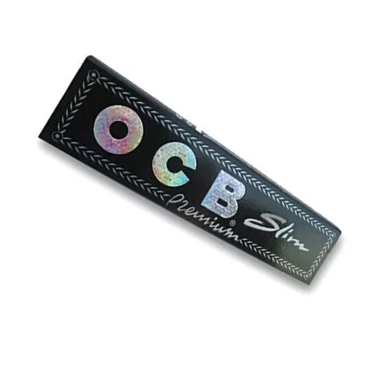 OCB PREMIUM BLACK King Size Slim Smoking Cigarette Rolling Papers. £4. ...