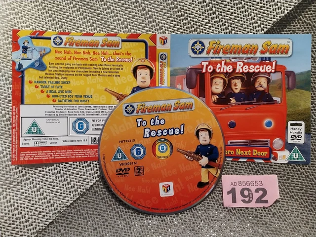 FIREMAN SAM - To The Rescue! "The Hero Next DoorDvd --- Disc & Sleeve ...