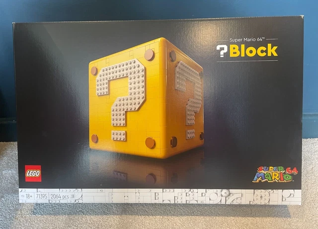 LEGO 71395 SUPER Mario 64 Question Mark Block - New & Sealed Retired ...