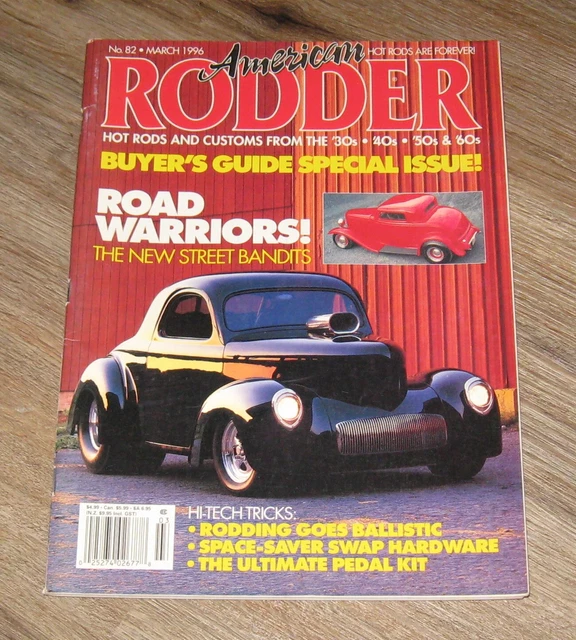 AMERICAN RODDER MAGAZINE March 1996 back issue CARS $12.00 - PicClick CA