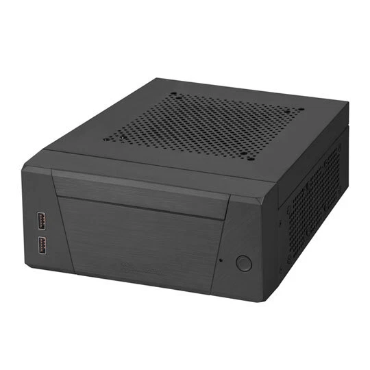 SILVERSTONE ML10B MILO 10 Compact Mini-ITX Case, Modular Design, 2x ...