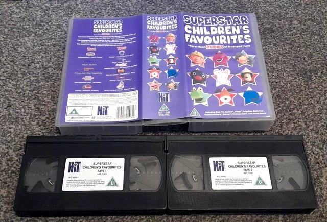 SUPERSTAR CHILDREN'S FAVOURITES Barney Pingu Sam Pal Vhs Video Kids ...