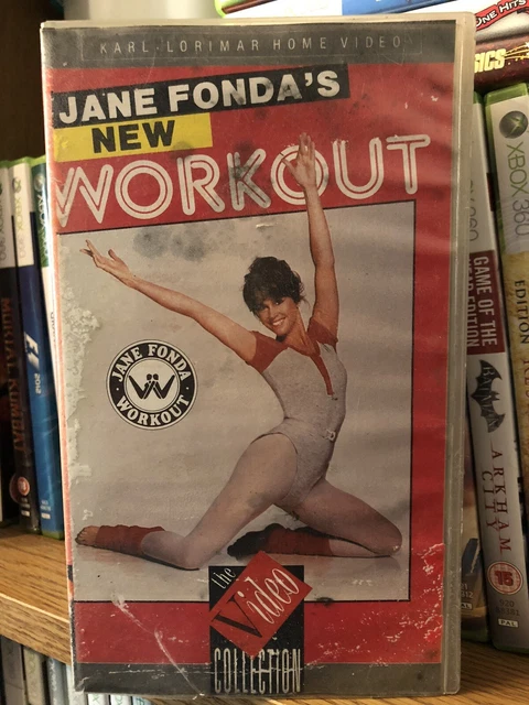 JANE FONDA WORKOUT VHS Tape Retro Vintage Free Delivery £5.50 - PicClick UK