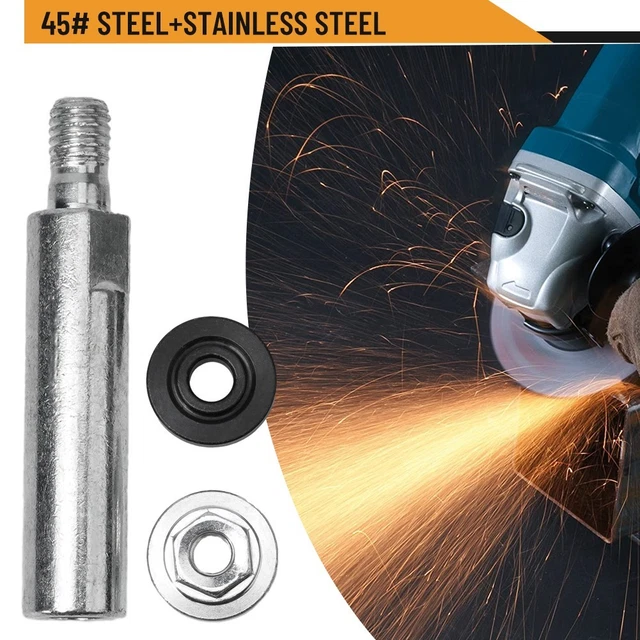 80MM ANGLE GRINDER Extension Connecting Rod M10 Thread Adapter Shaft ...