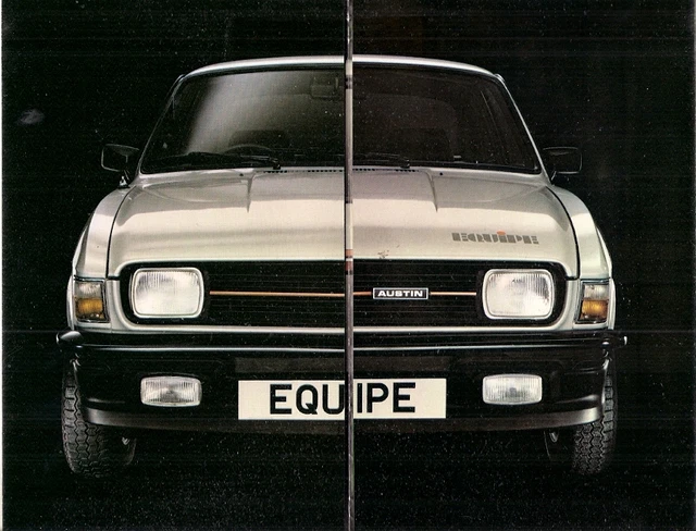 AUSTIN ALLEGRO 1750 Equipe Limited Edition 1979 UK Market Foldout Sales ...