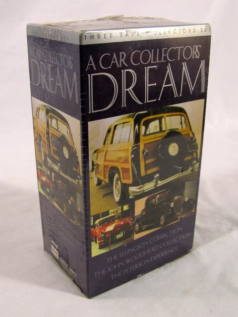A CAR COLLECTOR'S Dream VHS Tapes 3 Tape Box Set NEW Still Sealed $7.99 ...