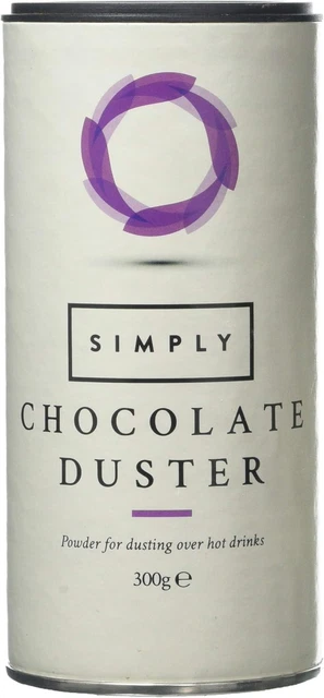 CHOCOLATE POWDER DUSTER Shaker 300g for Coffee Cappuccino Vegan Nut ...