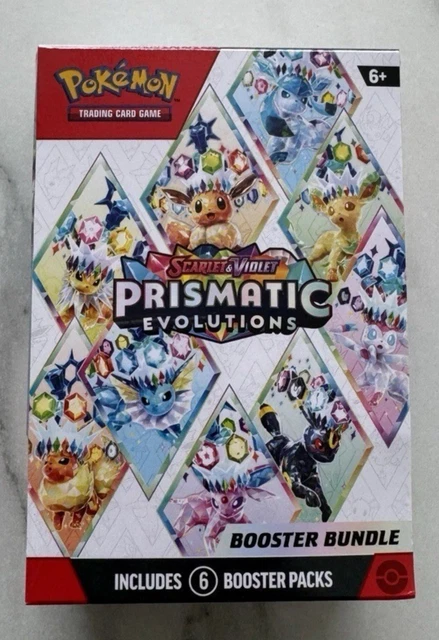 POKÉMON TCG PRISMATIC Evolutions Booster Bundle New & Factory Sealed - 6 Packs £48.51 - PicClick UK