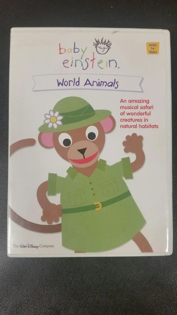 DISNEY BABY EINSTEIN World Animals DVD Great Minds Start Little ...