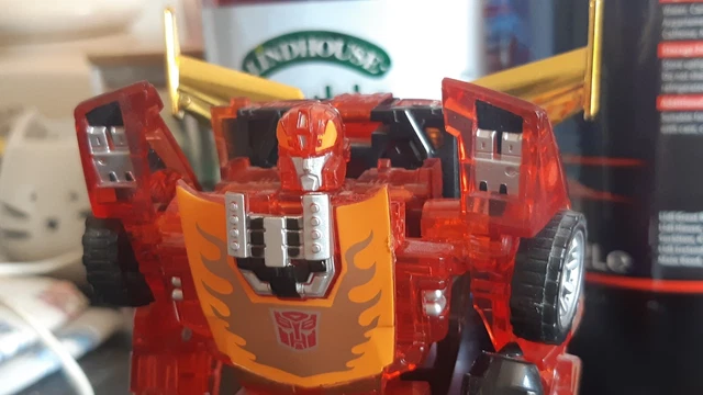 TRANSFORMERS SONS OF Cybertron Hot Rod Rodimus Prime 2010 Takara TOMY £ ...