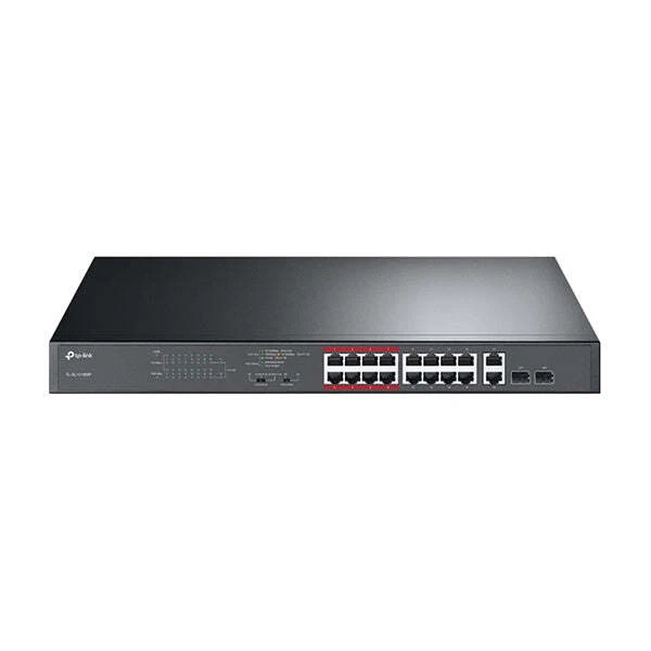 TP LINK 16 Port Poe 10 100Mbps Unmanaged Switch Gigabit Rj45 Gbe Poe ...
