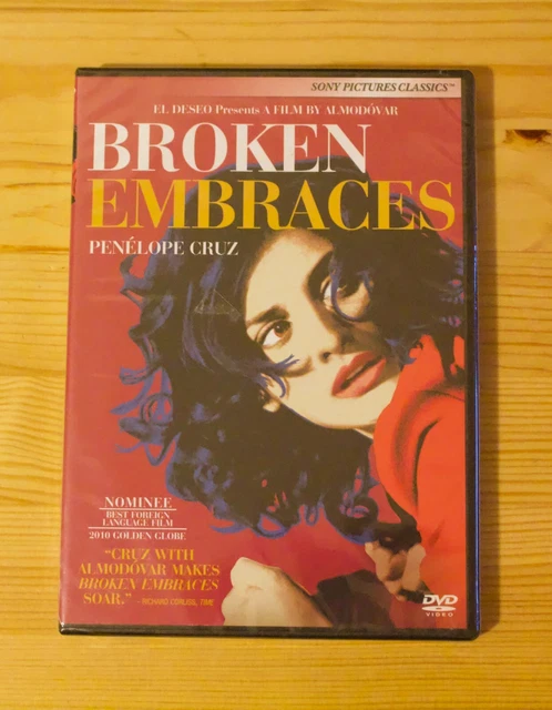 BROKEN EMBRACES DVD Sony Pictures Pedro Almodovar Penelope Cruz Brand ...